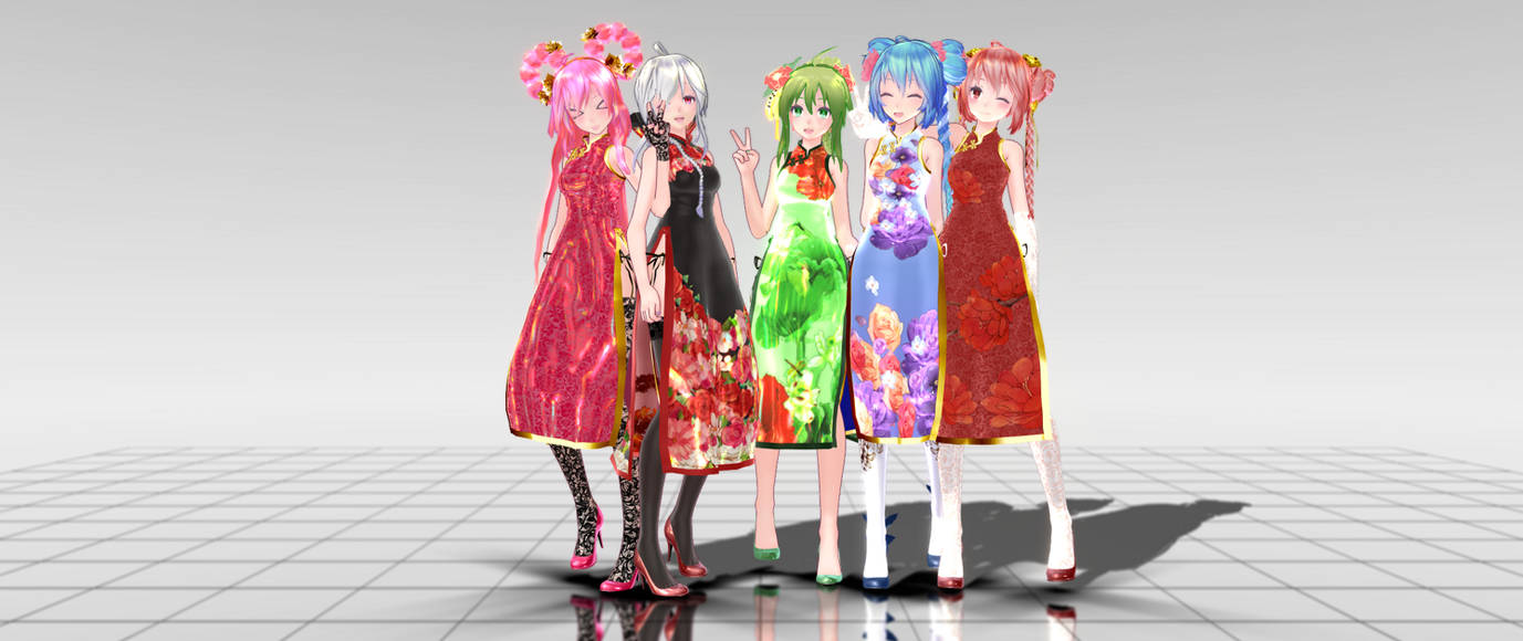 [MMD] Tda China Dress 2.0 Pack DOWNLOAD!!! by TheCrystalGeodee on DeviantArt