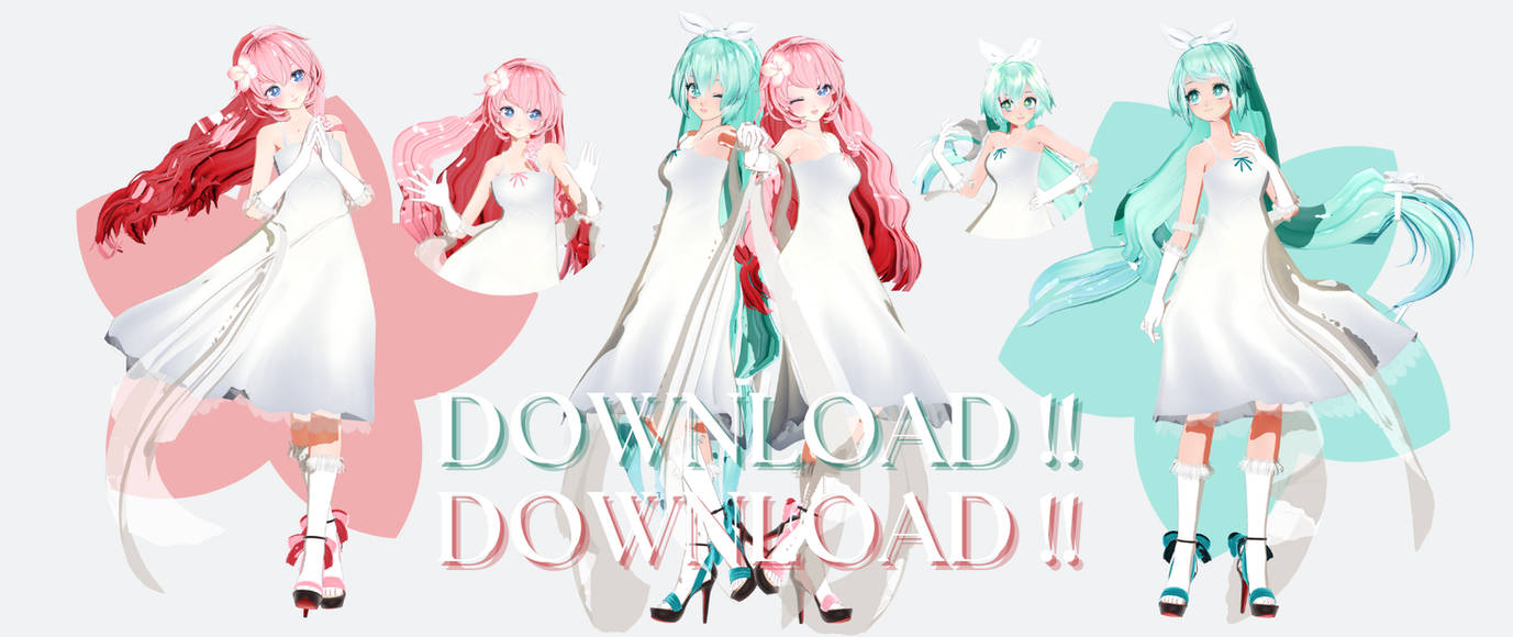 [MMD | DL ] Tda Summer Duo DOWNLOAD !!! by TheCrystalGeodee on DeviantArt