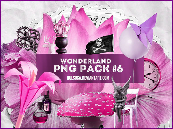 PNG PACK #6 - wonderland by hulsuga on DeviantArt