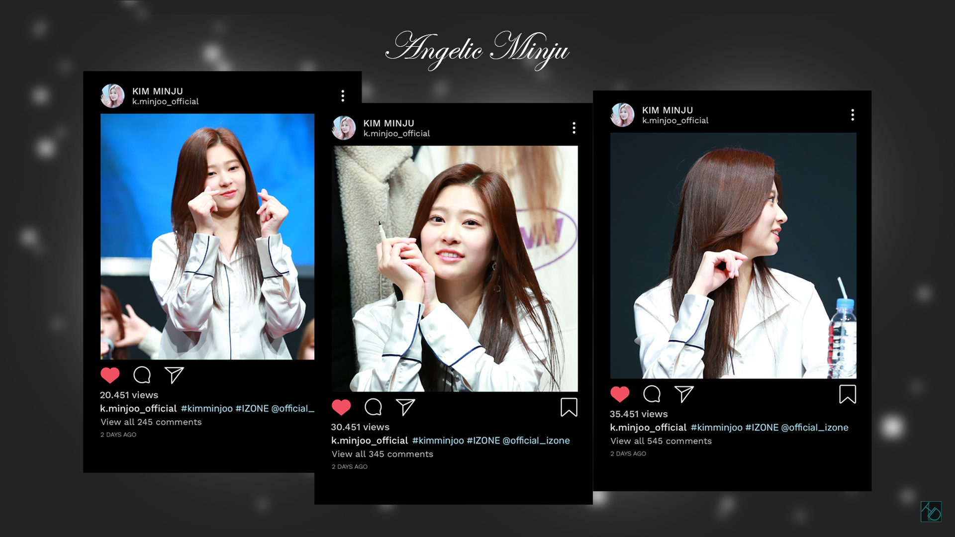 IZ*ONE Minju Wallpaper by henhiro4r on DeviantArt