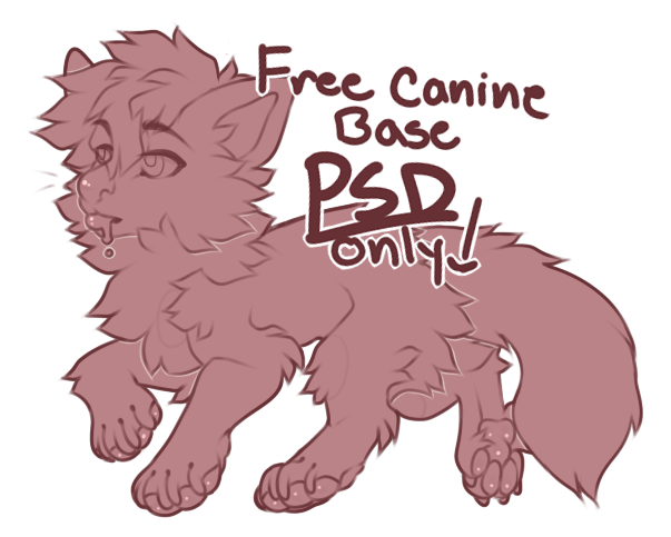Chib Canine Base [FREE PSD] by Peachilyy on DeviantArt