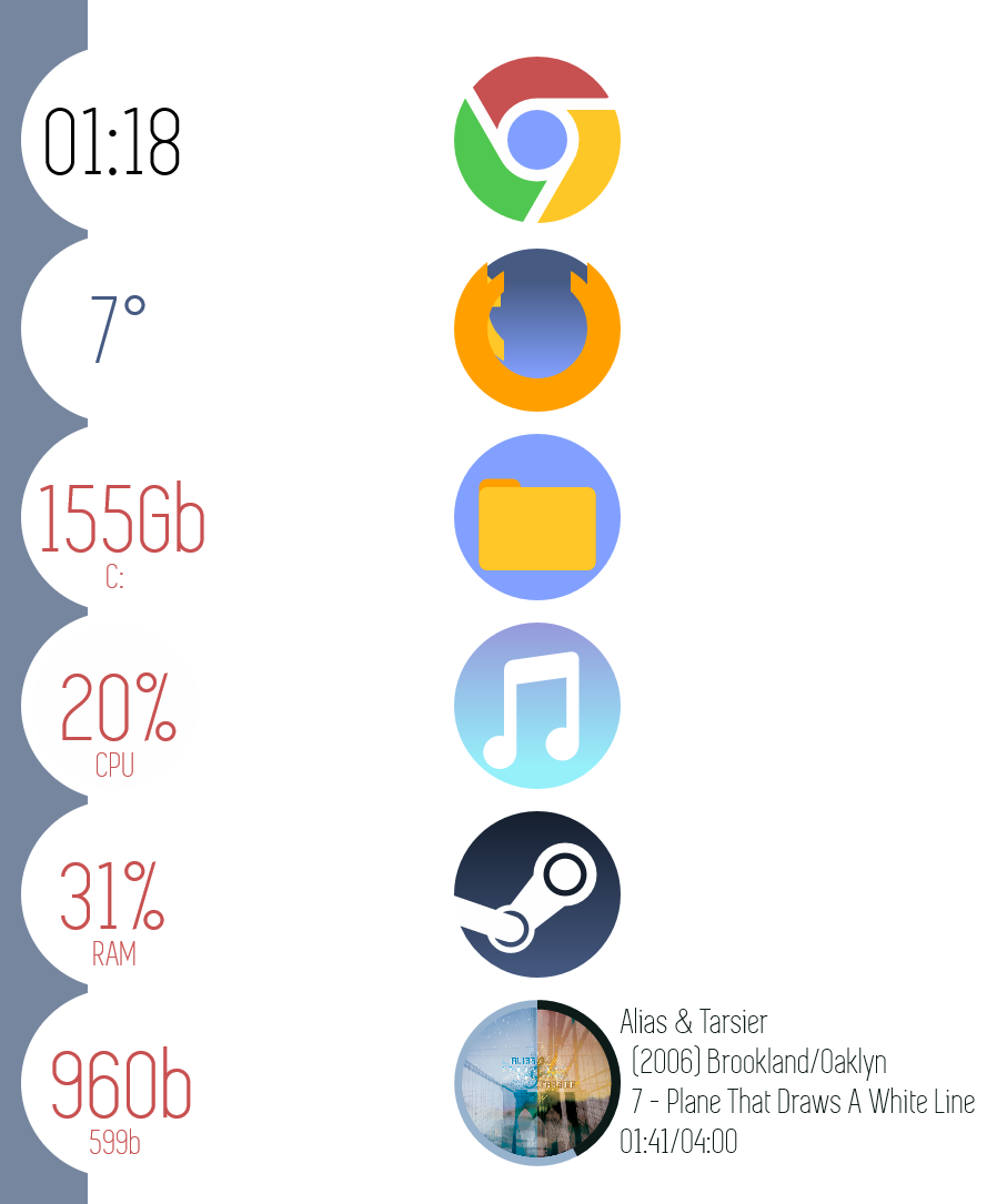 Ersatz Icons for Rainmeter by Charlatanic on DeviantArt