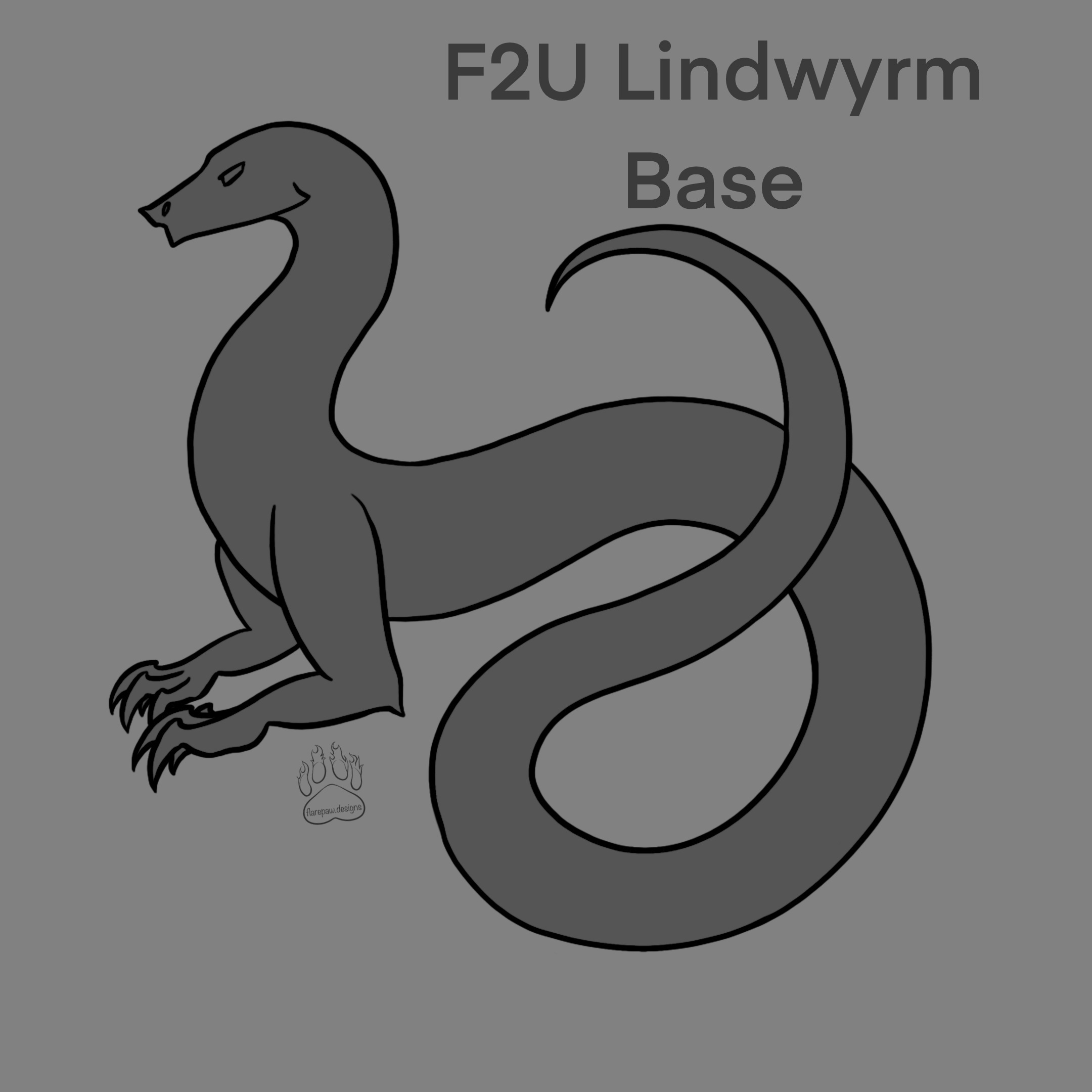 F2U Lindwyrm Base by FlarePawDesigns on DeviantArt