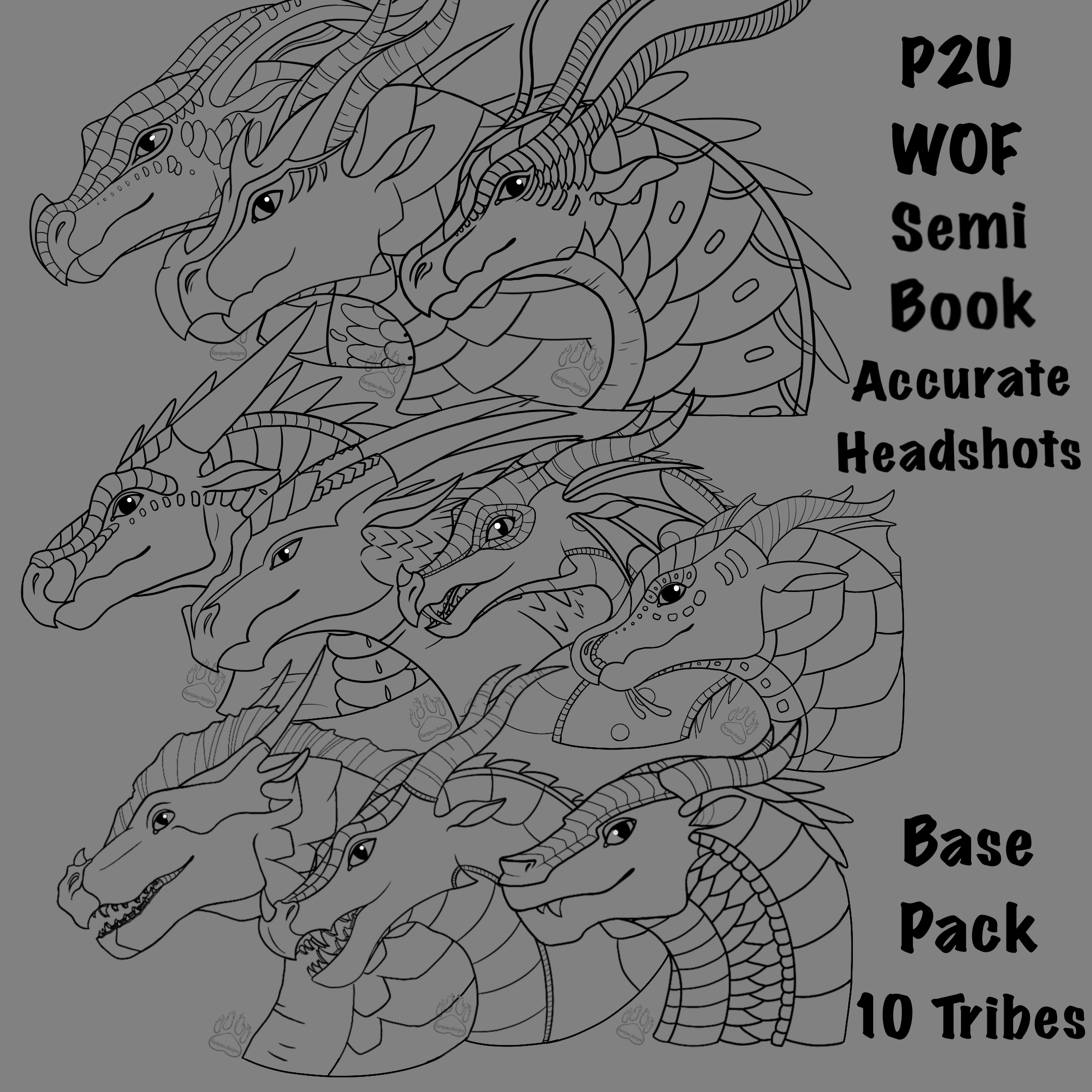 WOF Headshots Base by FlarePawDesigns on DeviantArt