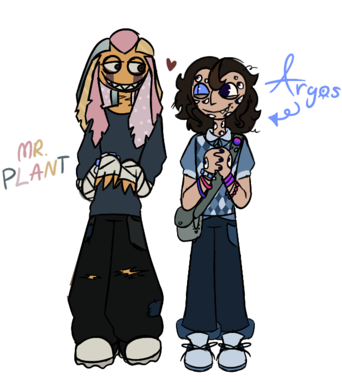 Mr Plant And Argos by Snailll7 on DeviantArt