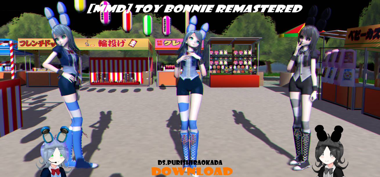 Mmdxfnaf Toy Bonnie Remastered Dl By Frankza166 On Deviantart