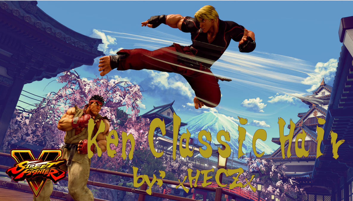 Ken SFV Classic Hair Updated For Season 2 by xHECZx on DeviantArt