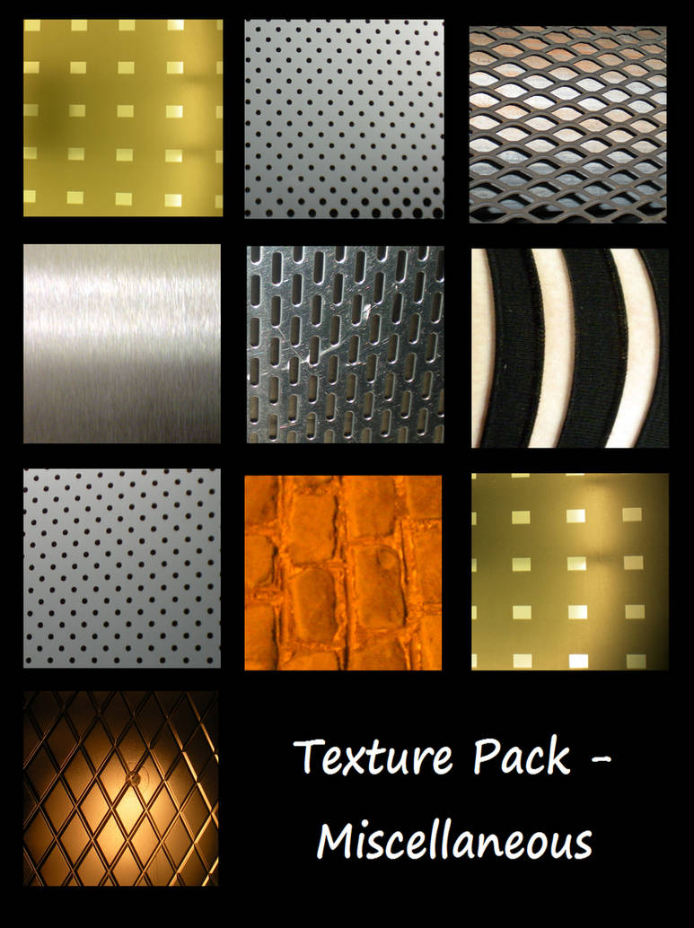 Texture Pack - Miscellaneous by rockgem on DeviantArt