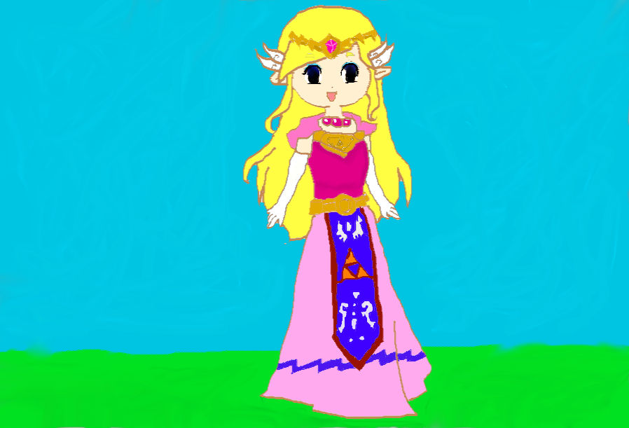 Princess Zelda Lineart Coloring by Petpettails123 on DeviantArt
