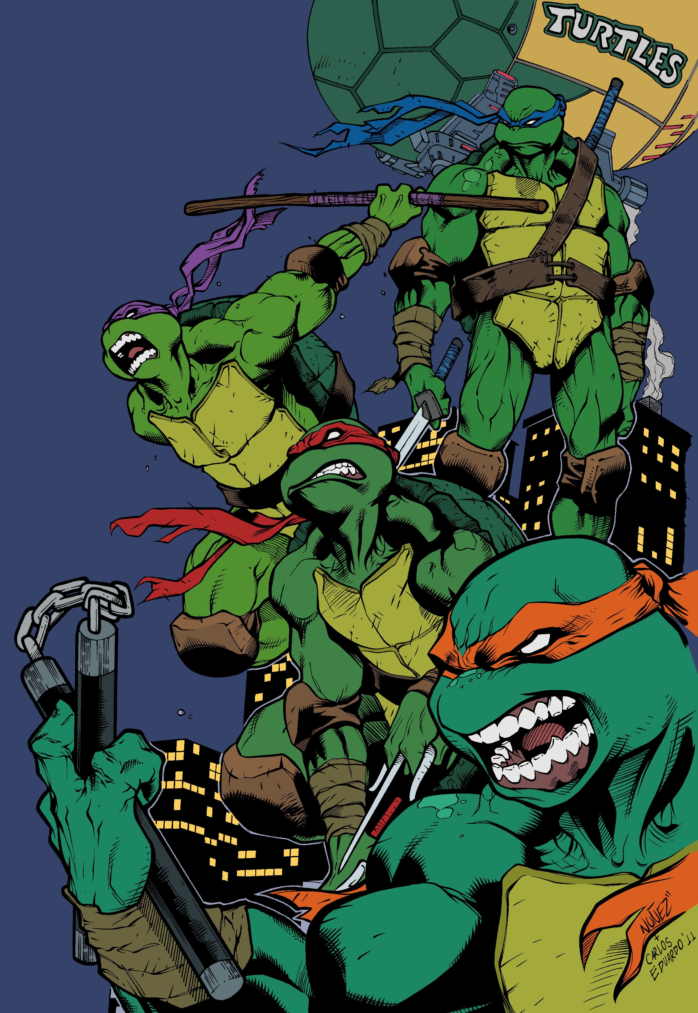 TNMT Turtle Power - Flats by Michael Angelo Arbon by nocturnalgeek10 on ...