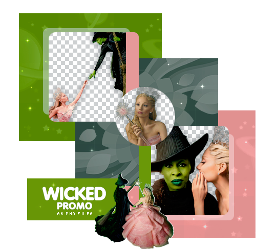 PACK PNG 1630 // WICKED (PROMOTIONALS) by DUA-PNGS on DeviantArt