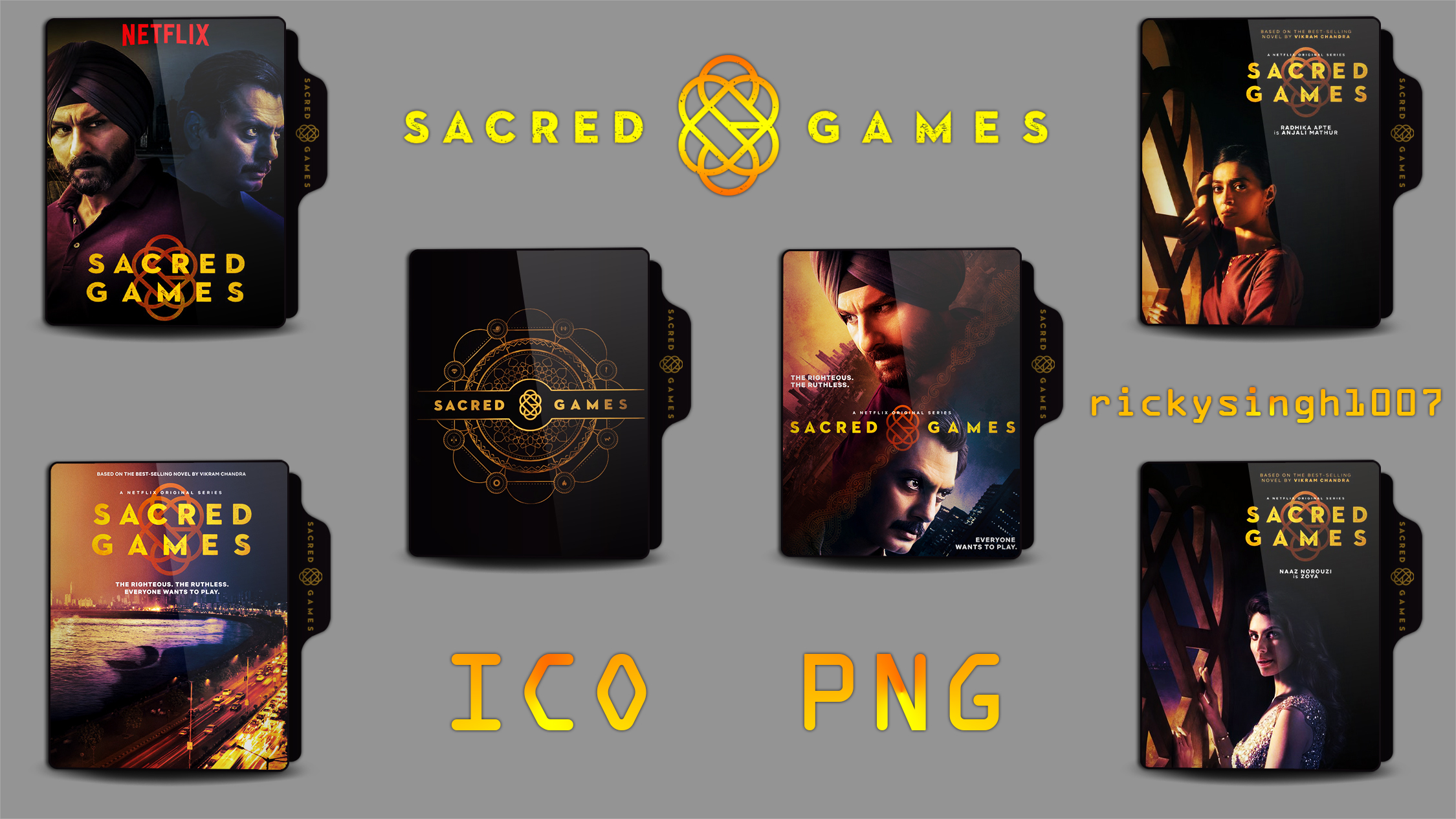 Sacred Games Icon Pack by rickysingh1007 on DeviantArt
