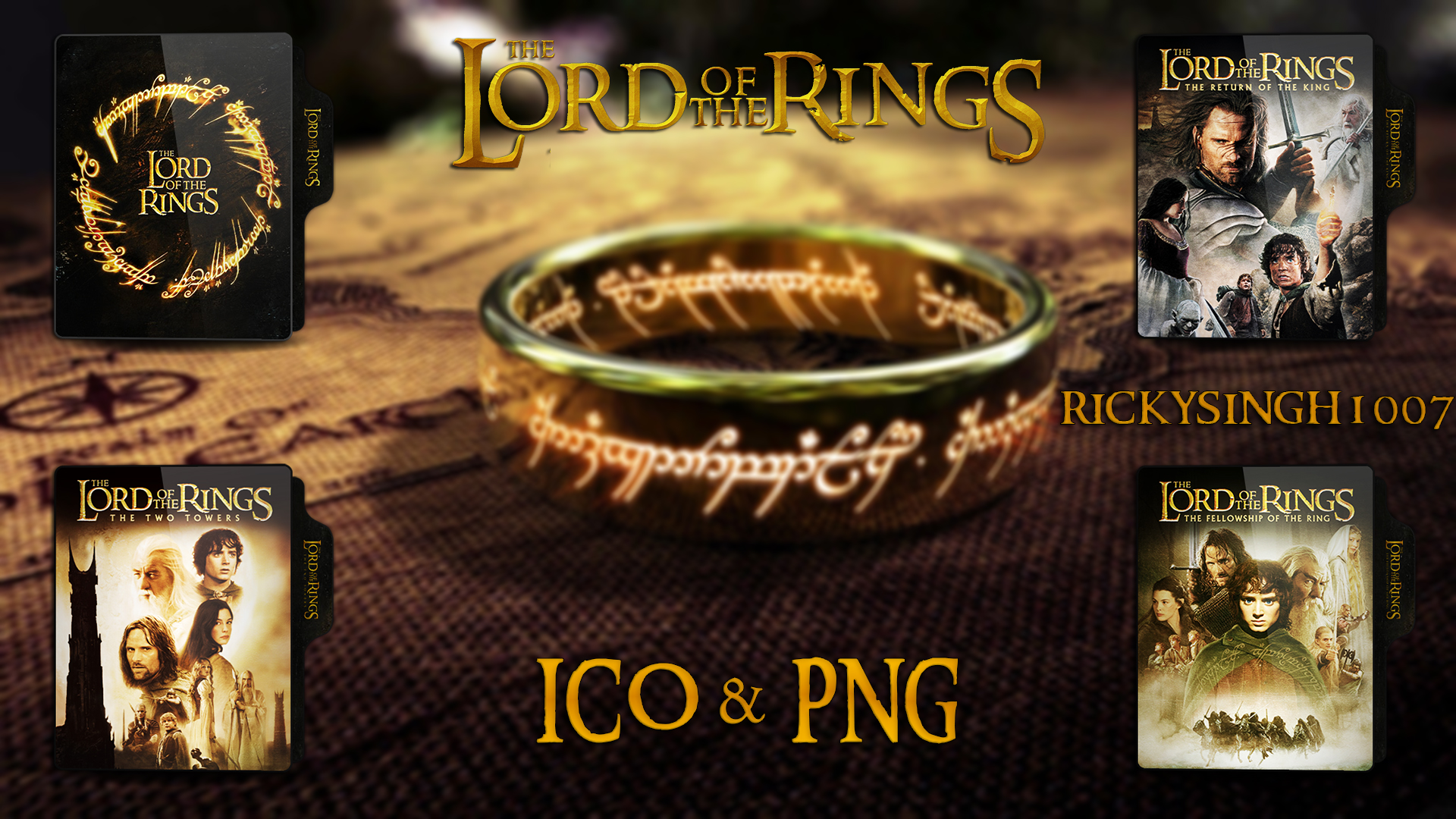 The Lord of the Rings - Folder Icon Pack by rickysingh1007 on DeviantArt