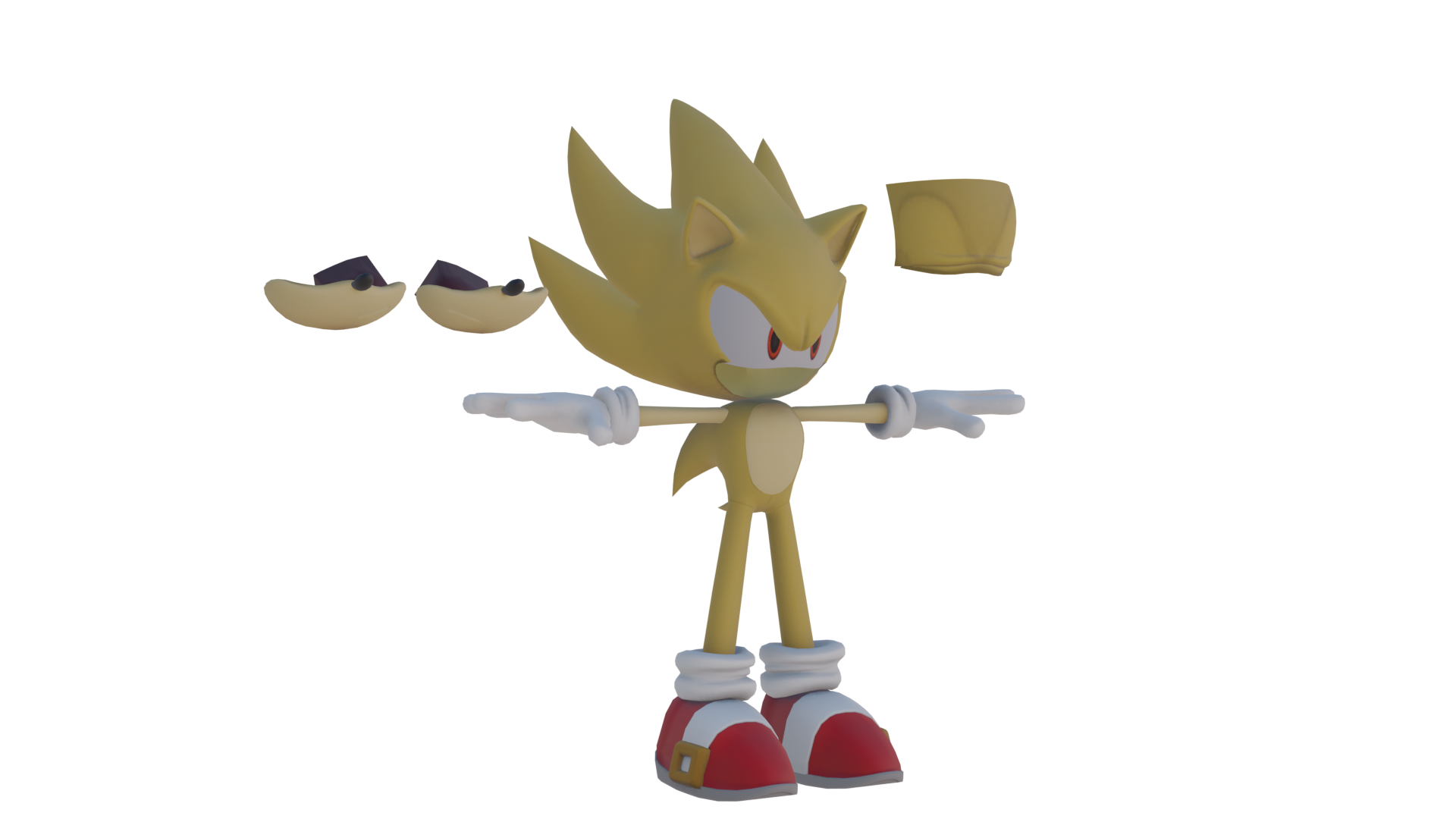 Super Sonic (Modern) Fixed! (Download) by NeonCrafter12 on DeviantArt