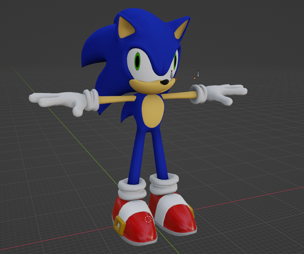 Sonic The Hedgehog with RIGGED eyes! by NeonCrafter12 on DeviantArt