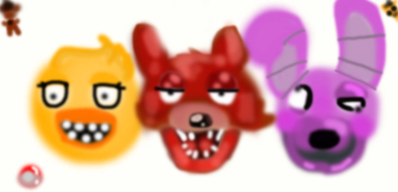 FNAF Faces by PinkandCuteness on DeviantArt