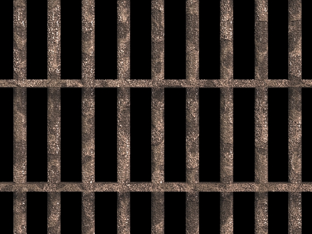 Rusty Jail Bars