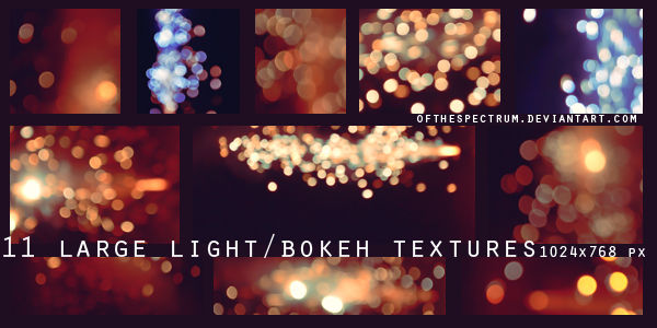 11 Large Bokeh/Light Textures by ofthespectrum on DeviantArt