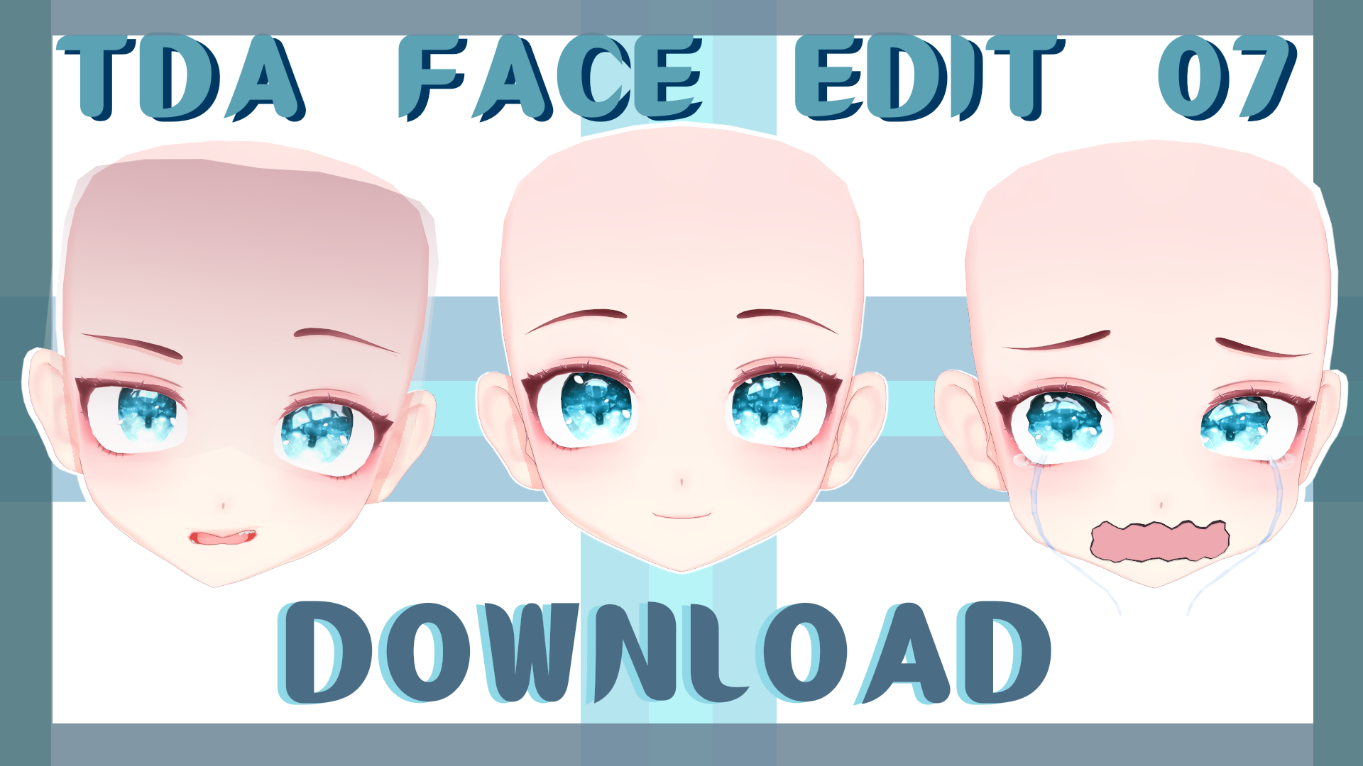 TDA Anime Expressions Face Edit 07 DOWNLOAD by NAmidamikaMoon on DeviantArt