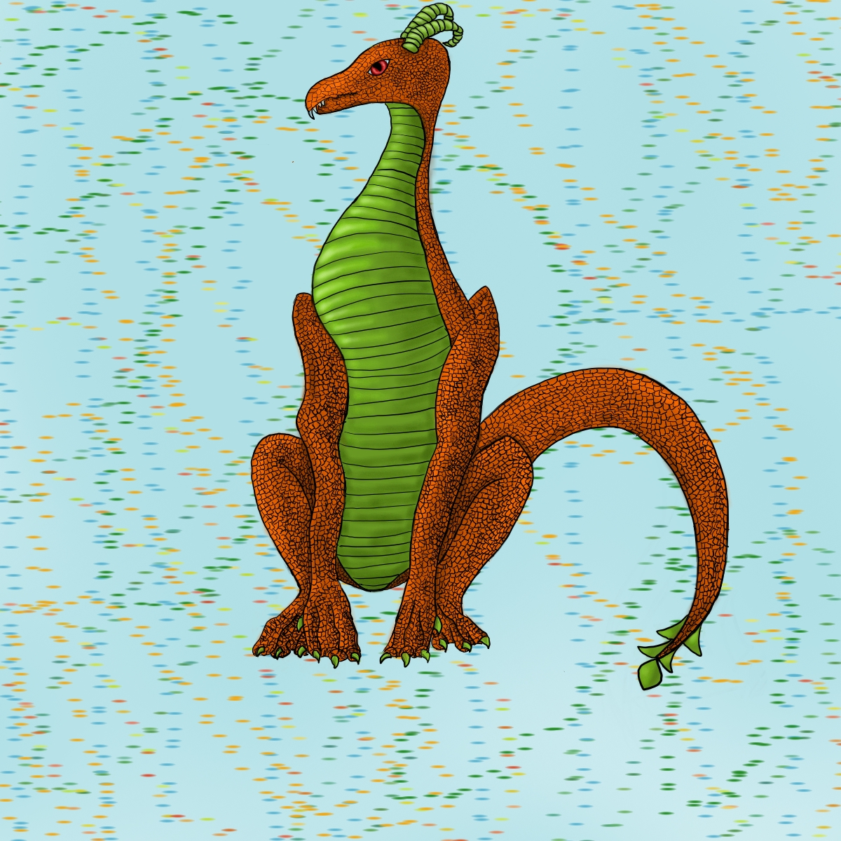 wingless dragon by dragonwitchcraft on DeviantArt