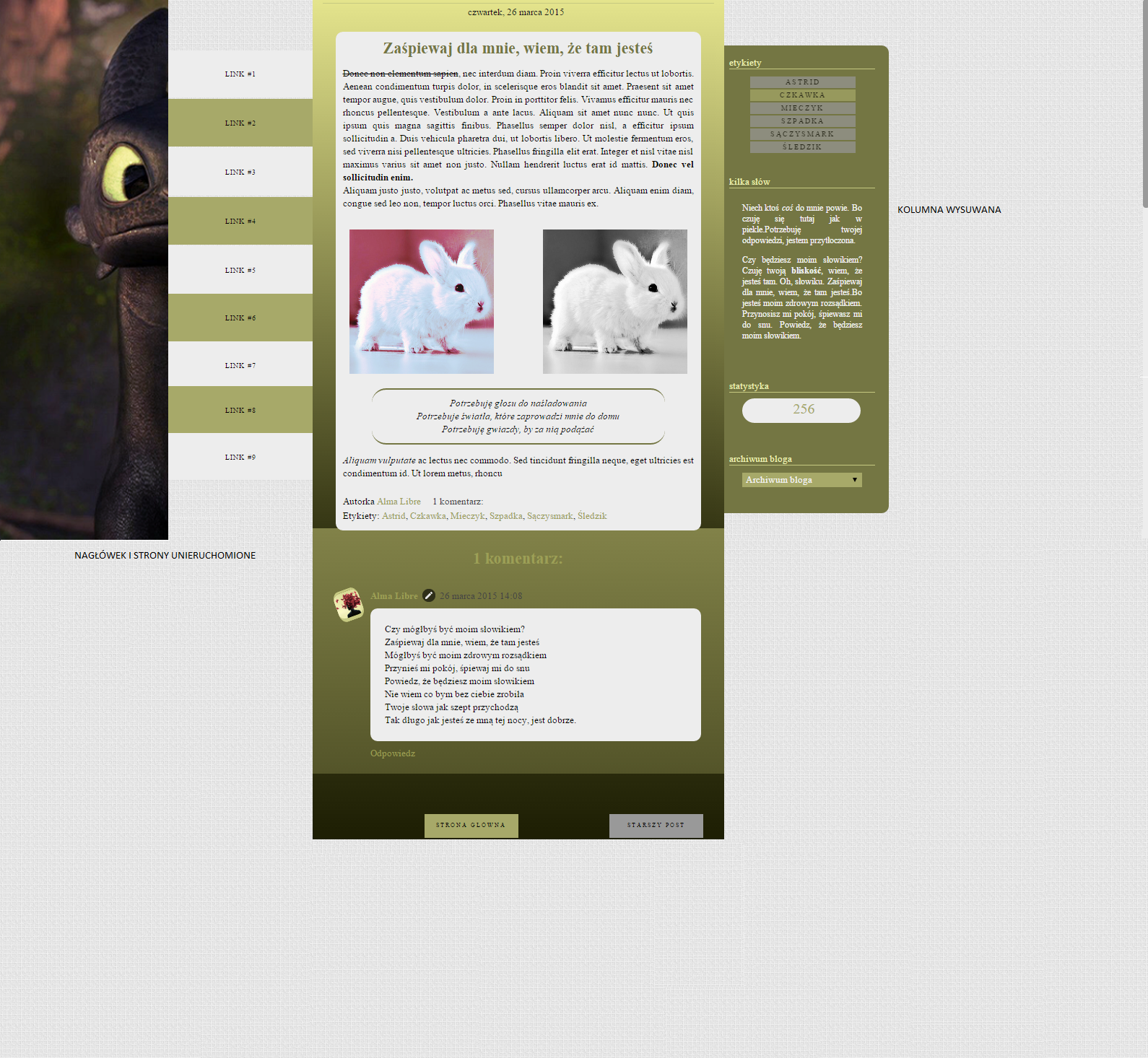 Template Toothless HTTYD (grey, green) by AlmaLibre23 on DeviantArt