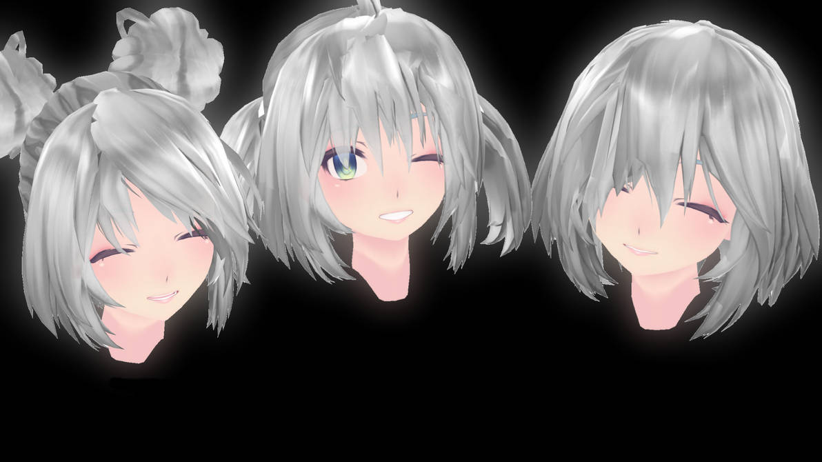 MMD TDA Hair DL #1 by mianbaga-MMD on DeviantArt