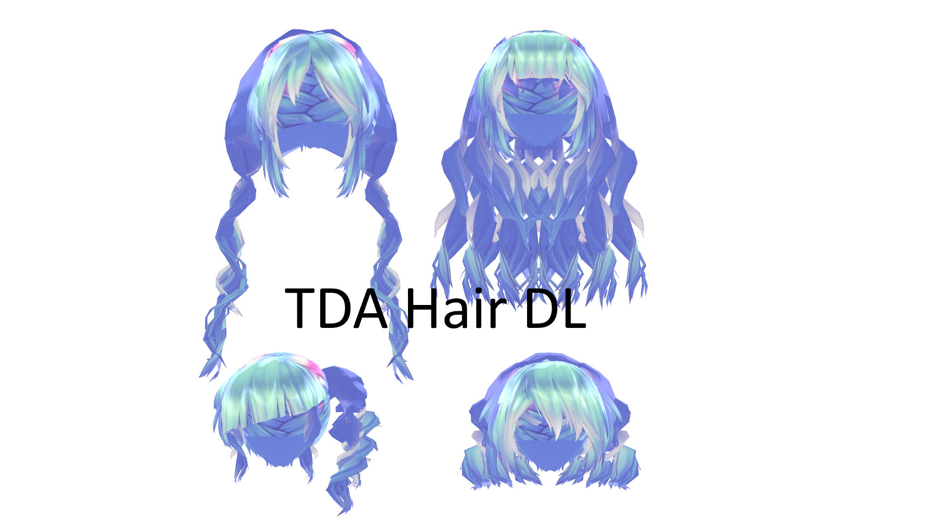 MMD TDA Hair DL #9 by mianbaga-MMD on DeviantArt