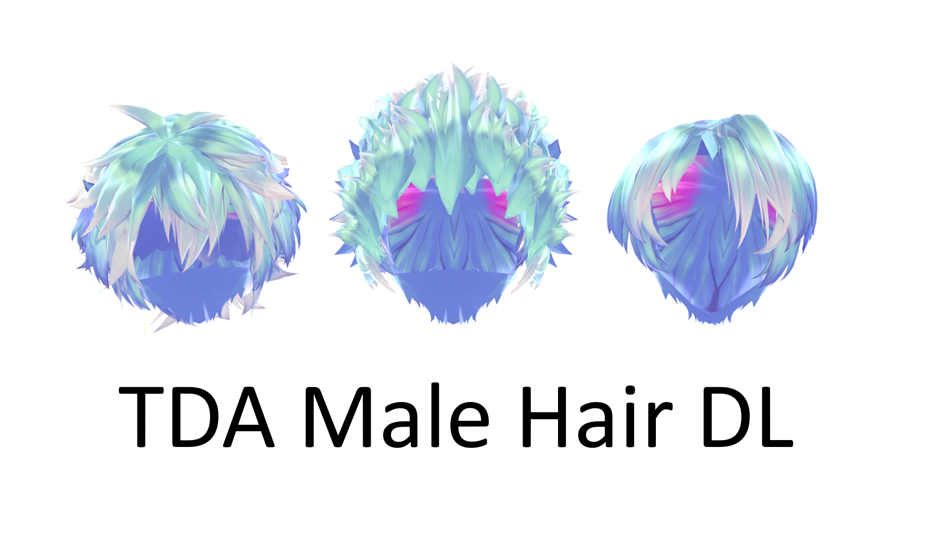 TDA Male Hair 3# DL by mianbaga-MMD on DeviantArt