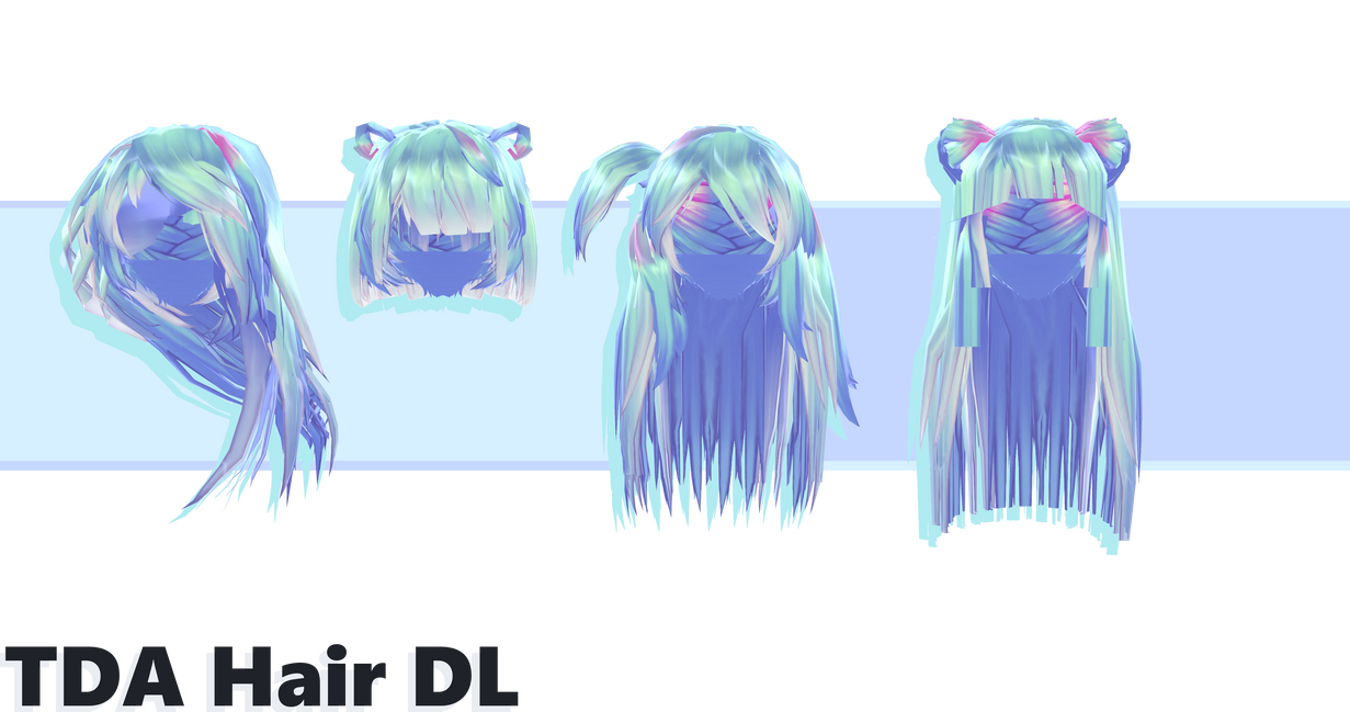 MMD TDA Hair DL #14 by mianbaga-MMD on DeviantArt