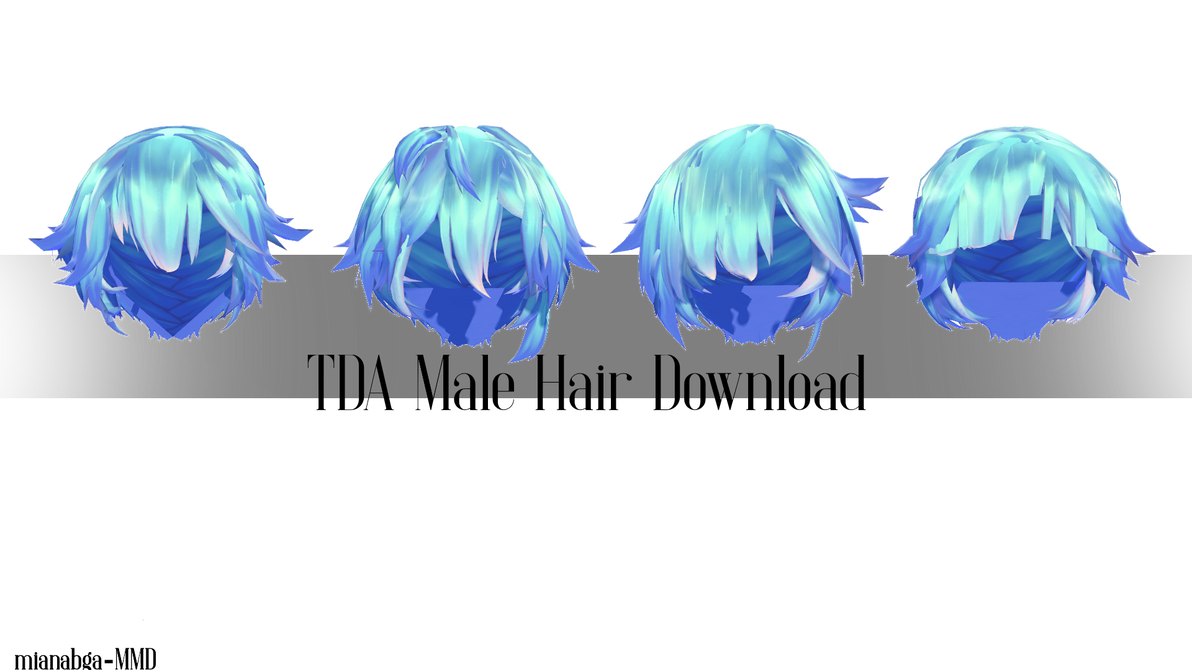 TDA Male Hair 9# DL by mianbaga-MMD on DeviantArt