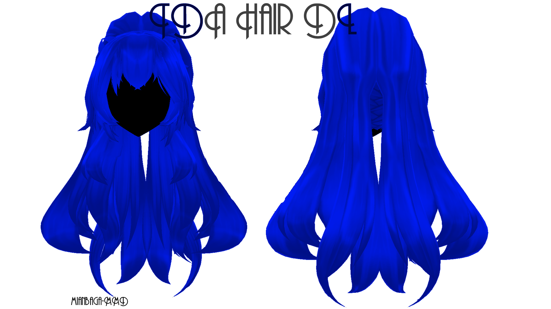 MMD TDA Hair DL #18 by mianbaga-MMD on DeviantArt