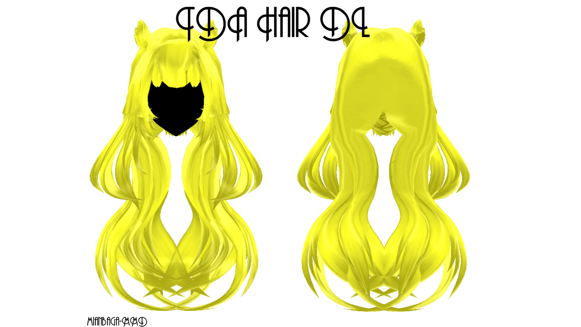 MMD TDA Hair DL #19 by mianbaga-MMD on DeviantArt