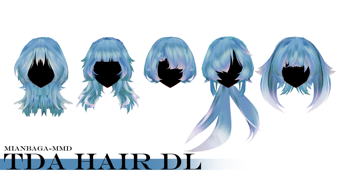MMD TDA Hair DL #21 by mianbaga-MMD on DeviantArt