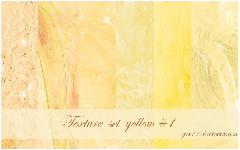 Yellow texture set by Gex78 on DeviantArt