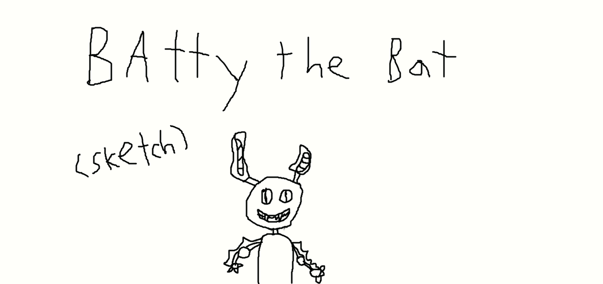 batty the bat(sketch) by UltharEquinox on DeviantArt