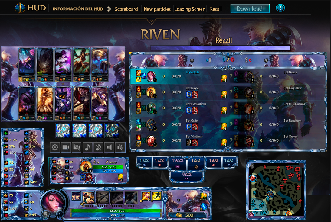 League Of Legends Hud Championship Riven by JoylockDesigner on DeviantArt