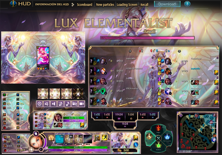 League Of Legends Hud Lux Elementalist by JoylockDesigner on DeviantArt