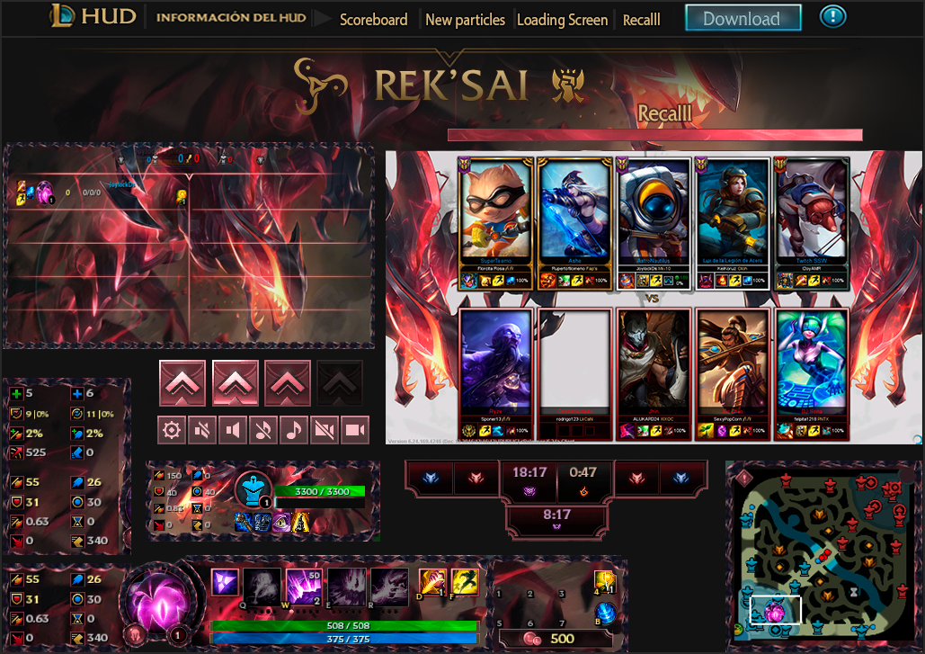 League Of Legends Hud Rek Sai Eternum by JoylockDesigner on DeviantArt