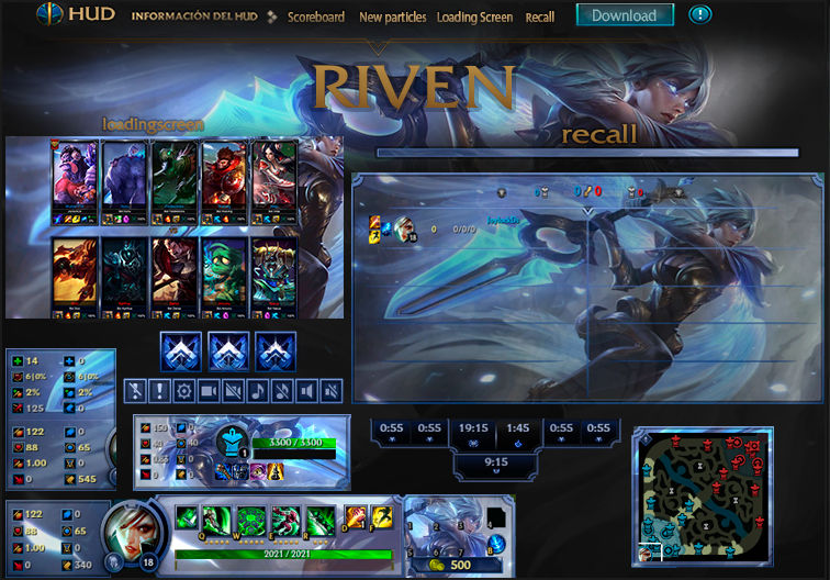 League Of Legends Hud Ui Diablo III League Of Legends User Interface,