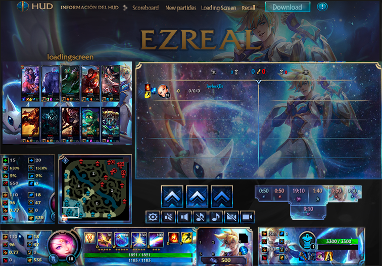 League Of Legends Hud Star Guardian Ezreal by JoylockDesigner on DeviantArt