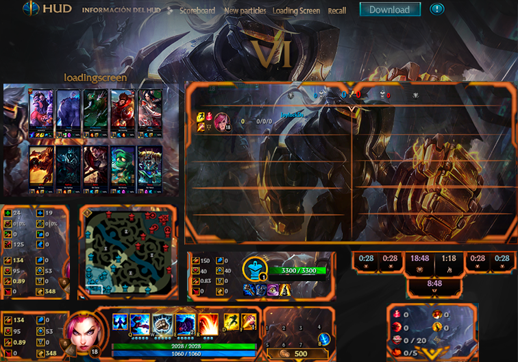 League Of Legends Hud Project Vi by JoylockDesigner on DeviantArt