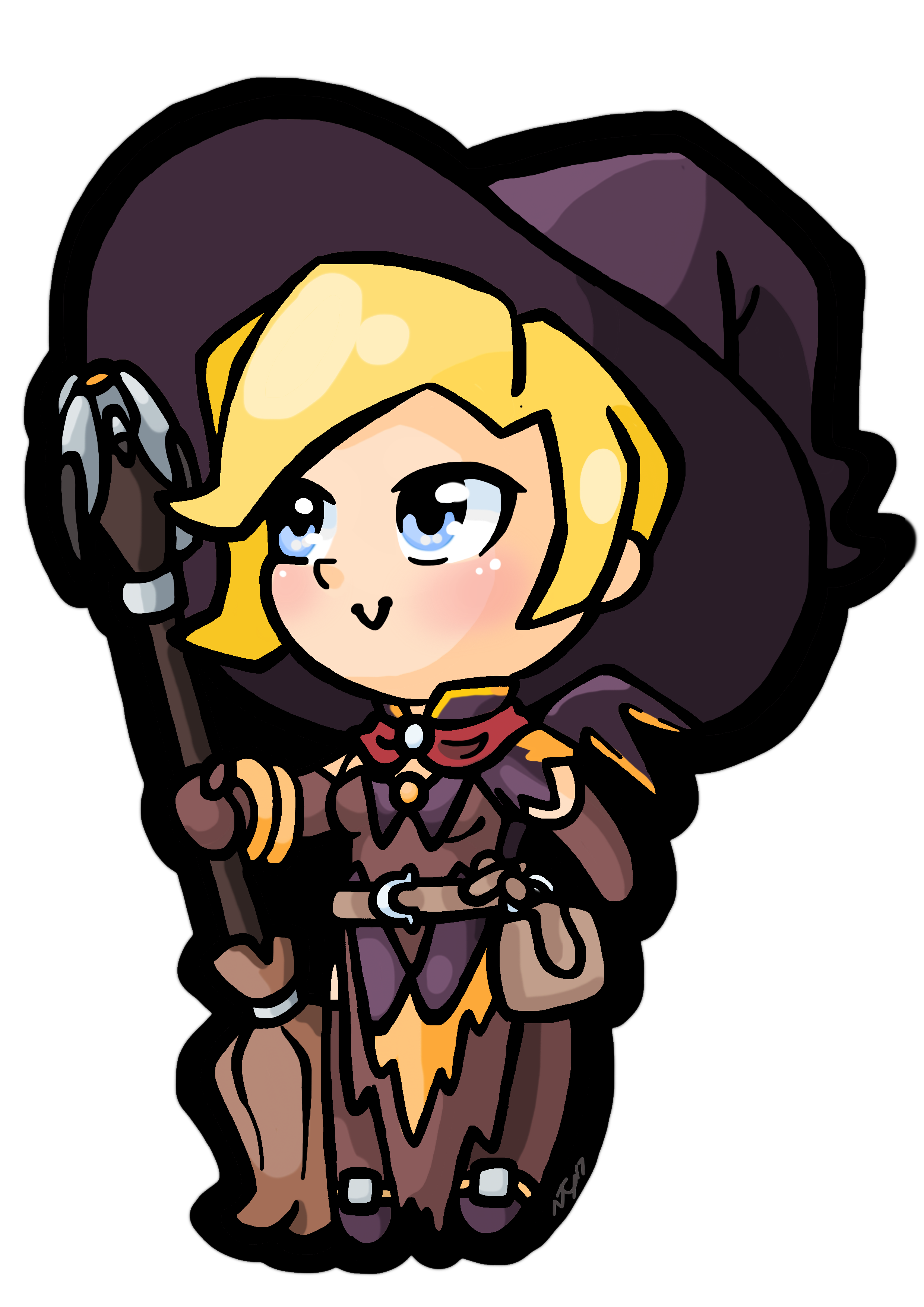 Chibi Mercy Witch by Tassji-S on DeviantArt