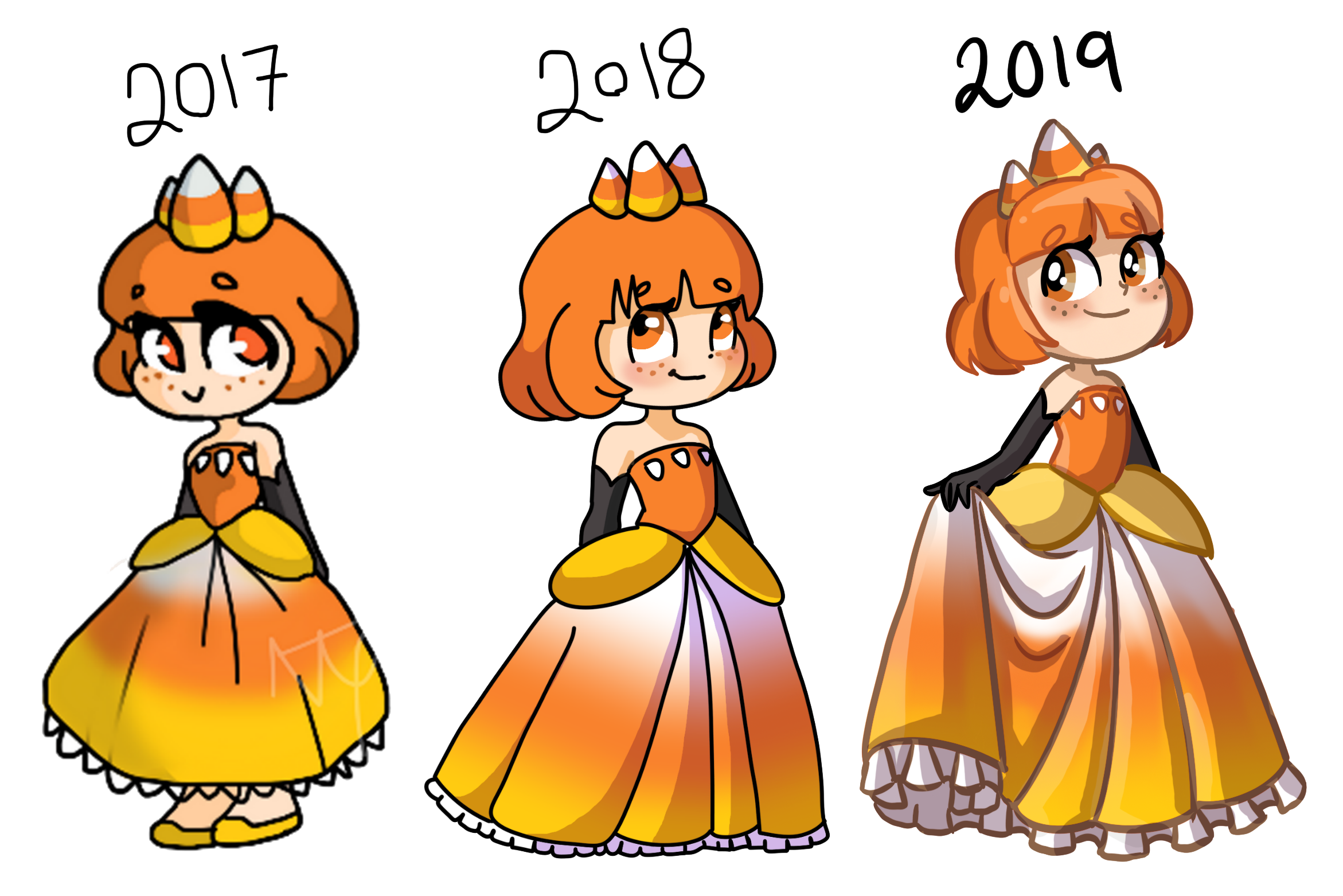 Candy Corn Princess Redraw by Tassji-S on DeviantArt