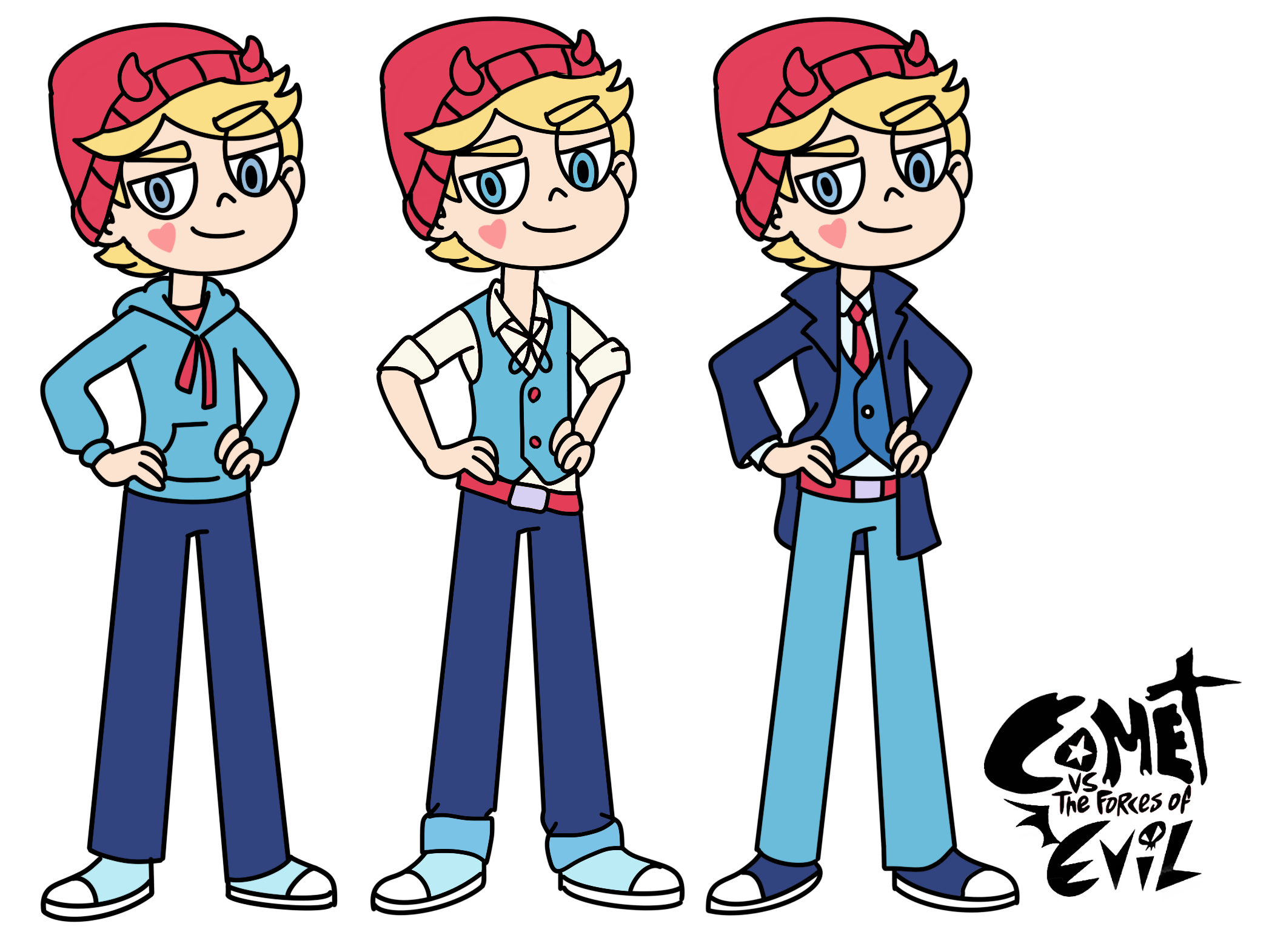 Comet redesign: Sky Blue Dress by Tassji-S on DeviantArt