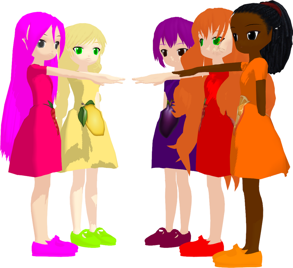 [MMD] Fruitland - Berry Force - DL by domasan12 on DeviantArt