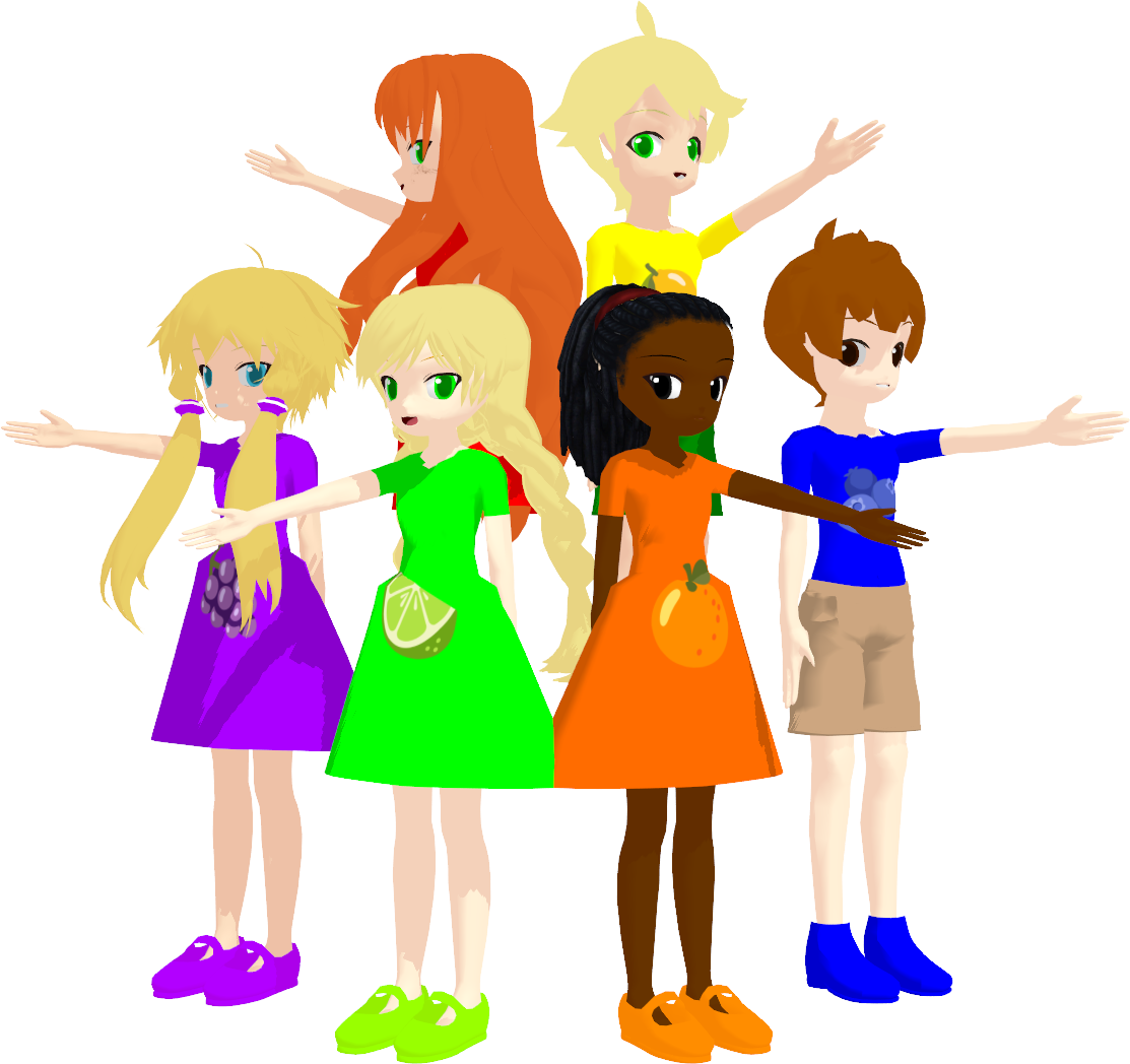 [MMD] Berry Bitty Kids + DL by domasan12 on DeviantArt