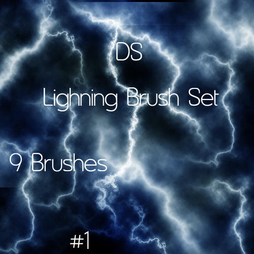 Lightning Brush Set 1 by Dudeshibby on DeviantArt