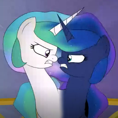 Sun vs Moon by MLPConjoinment on DeviantArt