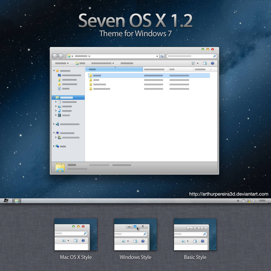 Seven OS X Theme by arthurpereira3d on DeviantArt
