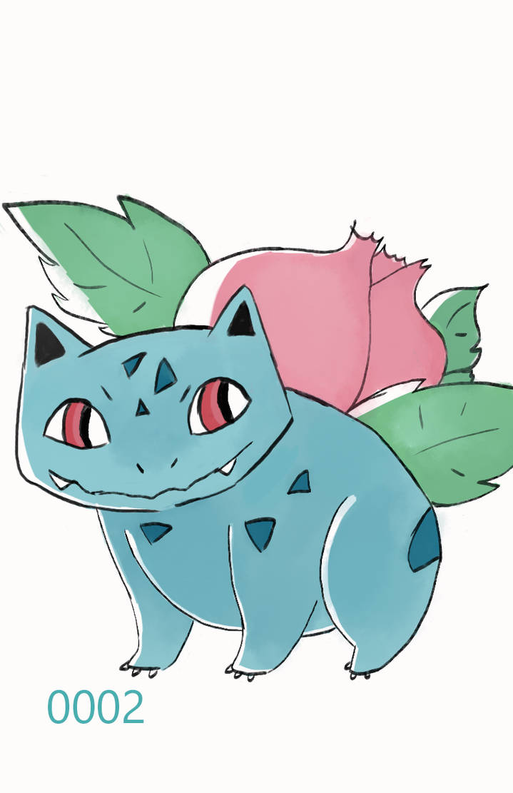 Pokemon - 0002 Ivysaur by RytersBlock on DeviantArt